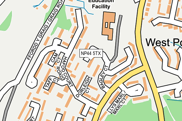 NP44 5TX maps, stats, and open data
