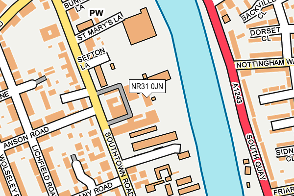 NR31 0JN maps, stats, and open data