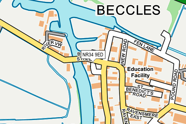 NR34 9ED maps, stats, and open data