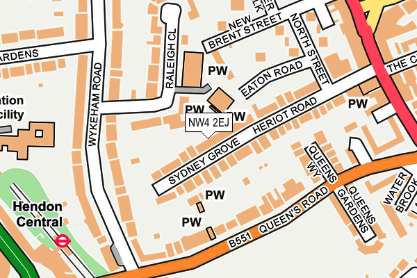 NW4 2EJ maps, stats, and open data
