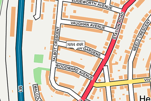 NW4 4NR maps, stats, and open data