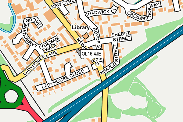 OL16 4JE maps, stats, and open data
