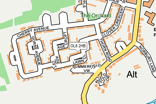 OL8 2HB maps, stats, and open data
