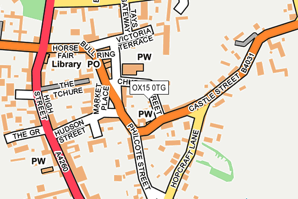 OX15 0TG (Church Street) open data dashboard