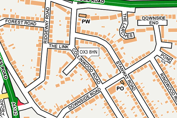 OX3 8HN (Collinwood Road) open data dashboard