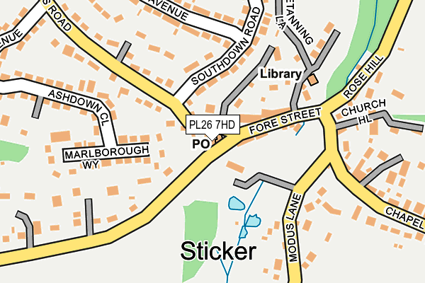 PL26 7HD maps, stats, and open data