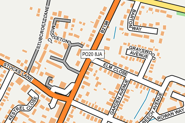 PO20 8JA maps, stats, and open data