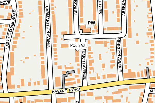 PO6 2AJ maps, stats, and open data