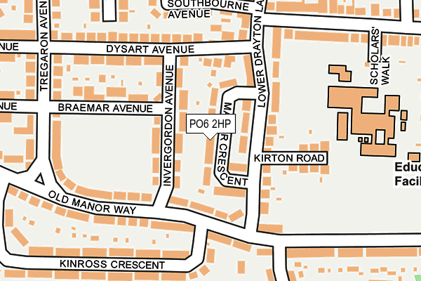 PO6 2HP maps, stats, and open data
