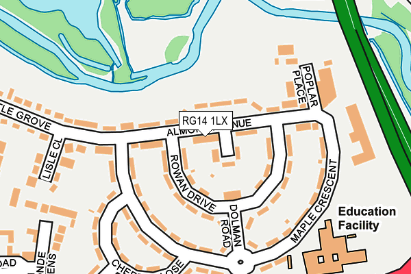 RG14 1LX maps, stats, and open data