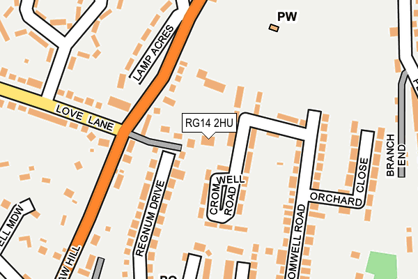 RG14 2HU maps, stats, and open data
