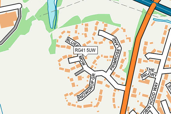 RG41 5UW maps, stats, and open data