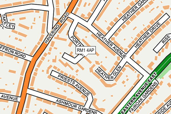 RM1 4AP maps, stats, and open data