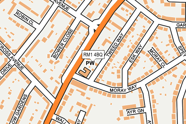RM1 4BQ maps, stats, and open data