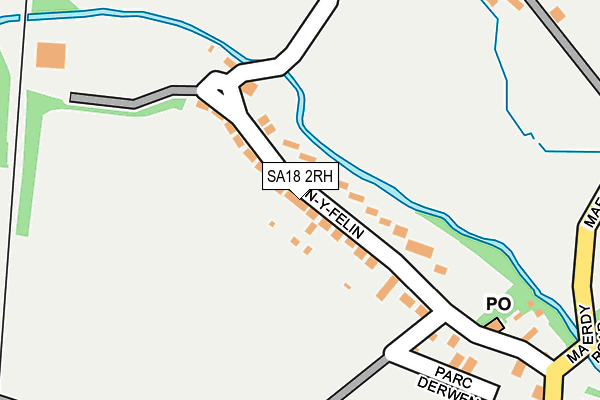 SA18 2RH maps, stats, and open data