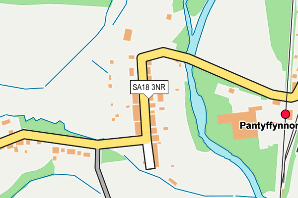 SA18 3NR maps, stats, and open data