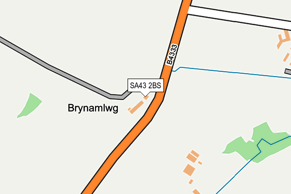 SA43 2BS maps, stats, and open data