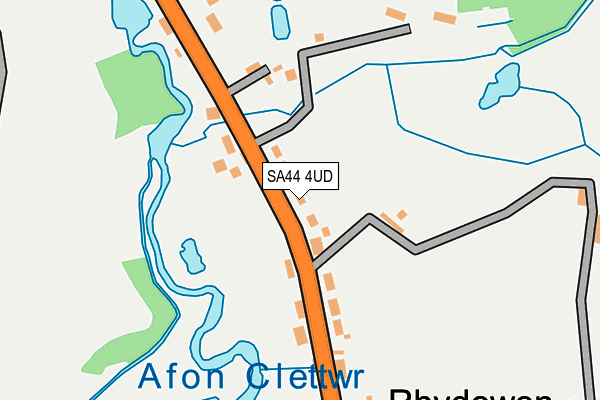 SA44 4UD maps, stats, and open data