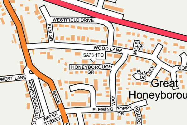 SA73 1TQ maps, stats, and open data