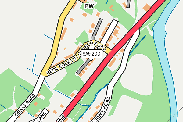 SA9 2DD maps, stats, and open data