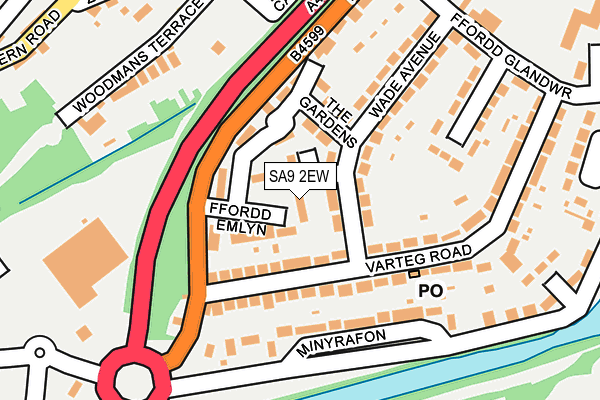 SA9 2EW maps, stats, and open data