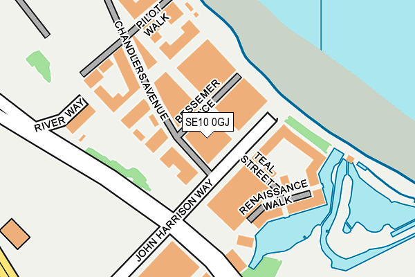 SE10 0GJ maps, stats, and open data