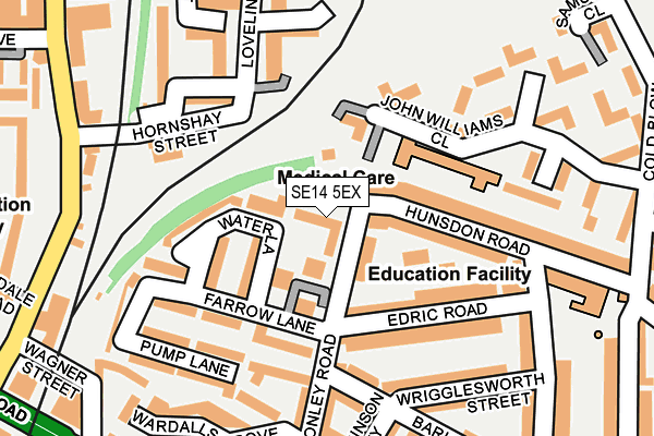 SE14 5EX maps, stats, and open data