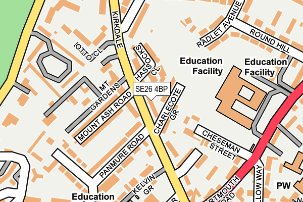 SE26 4BP maps, stats, and open data
