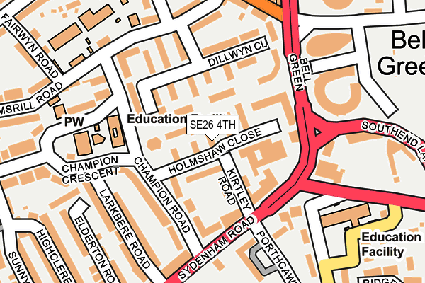 SE26 4TH maps, stats, and open data