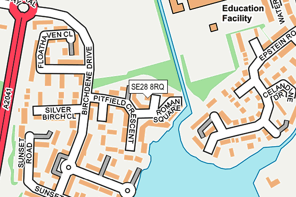 SE28 8RQ maps, stats, and open data