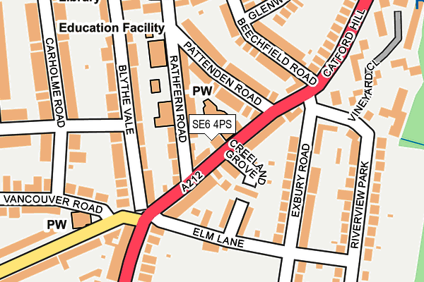 SE6 4PS maps, stats, and open data