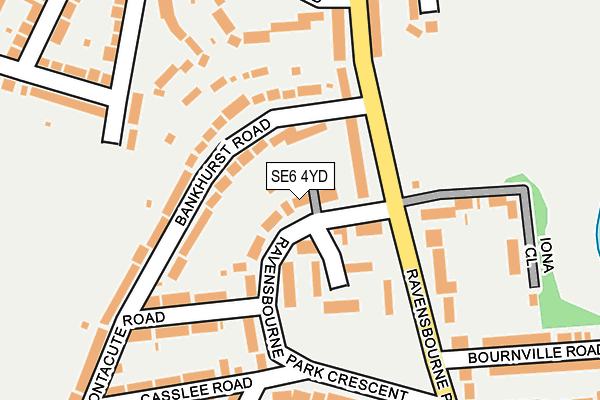 SE6 4YD maps, stats, and open data