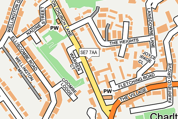SE7 7AA maps, stats, and open data