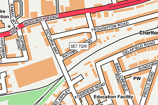 SE7 7QW maps, stats, and open data