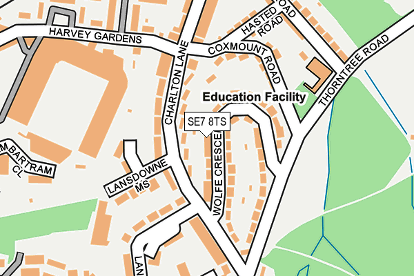 SE7 8TS maps, stats, and open data