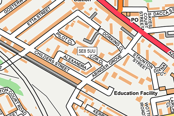 SE8 5UU maps, stats, and open data