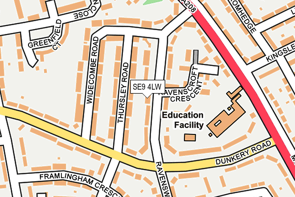 SE9 4LW maps, stats, and open data