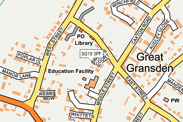 SG19 3PF maps, stats, and open data