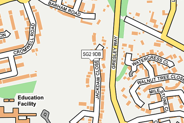 SG2 9DB maps, stats, and open data