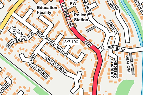 SK6 1DQ maps, stats, and open data
