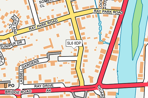 SL6 8DP maps, stats, and open data