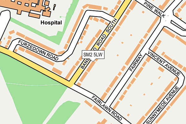 SM2 5LW maps, stats, and open data