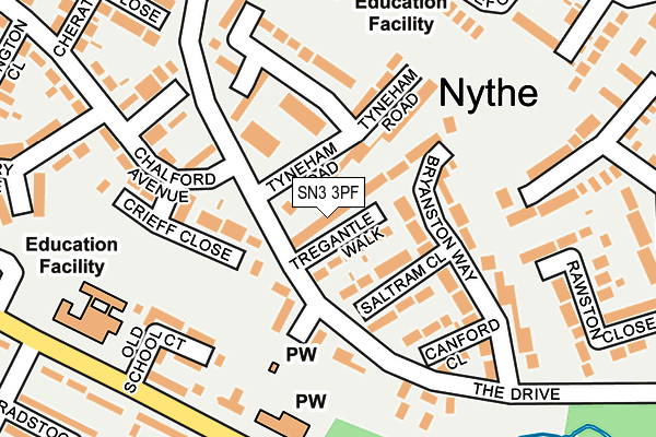 SN3 3PF maps, stats, and open data