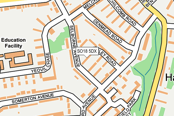 SO18 5DX (Tytherley Road) open data dashboard