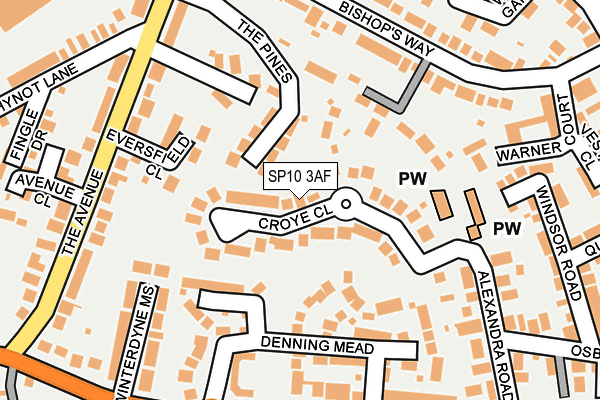 SP10 3AF maps, stats, and open data