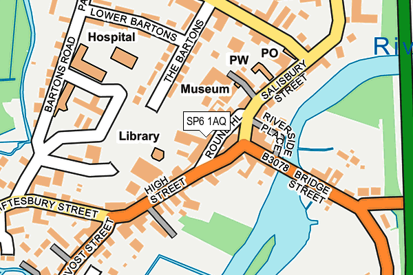 SP6 1AQ maps, stats, and open data