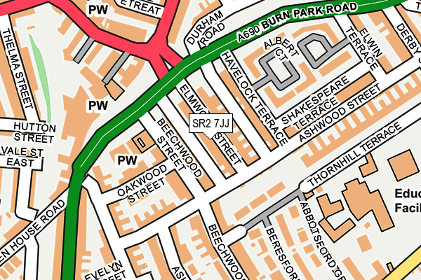 SR2 7JJ maps, stats, and open data