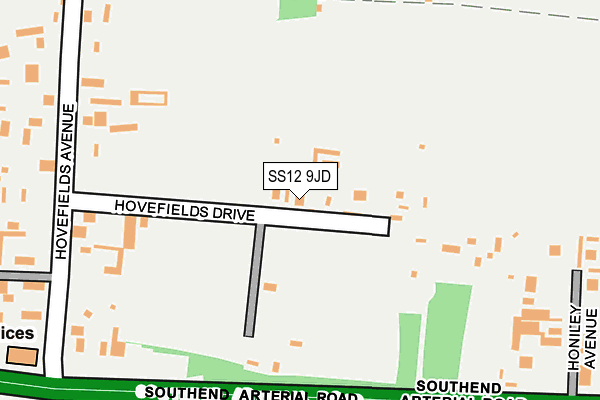 SS12 9JD maps, stats, and open data