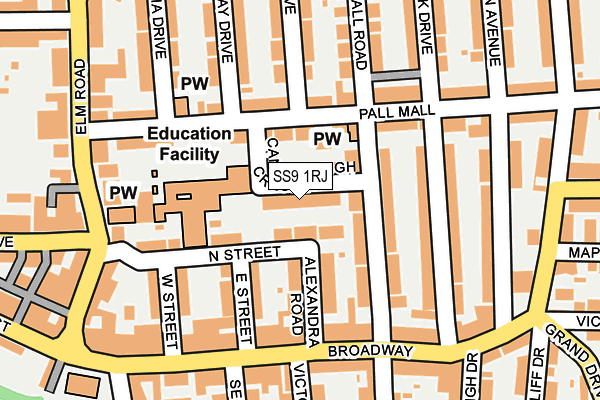 SS9 1RJ maps, stats, and open data