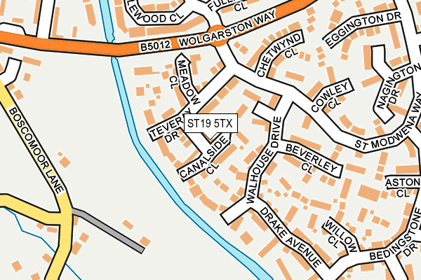 ST19 5TX maps, stats, and open data